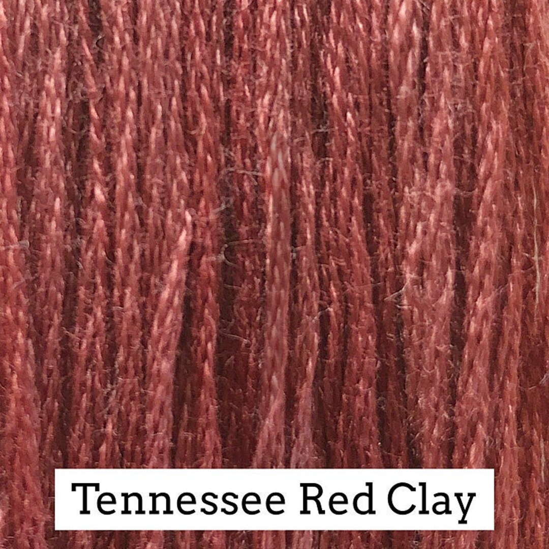 Tennessee Red Clay by Classic Colorworks - 5 Yds, Hand-dyed, 6 Strand ...