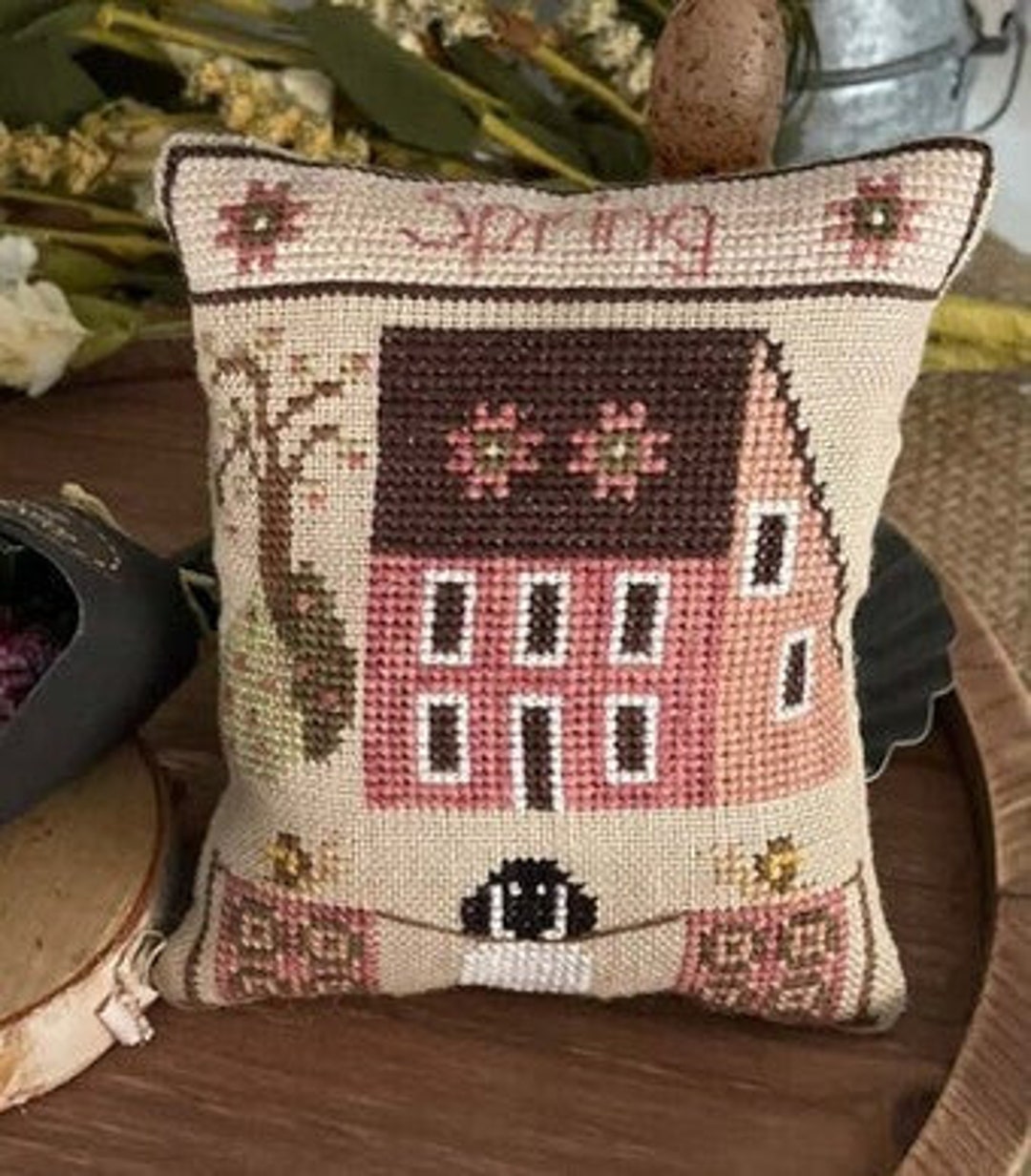 Spring - Seasonal Saltbox House - Mani Di Donna - Etsy
