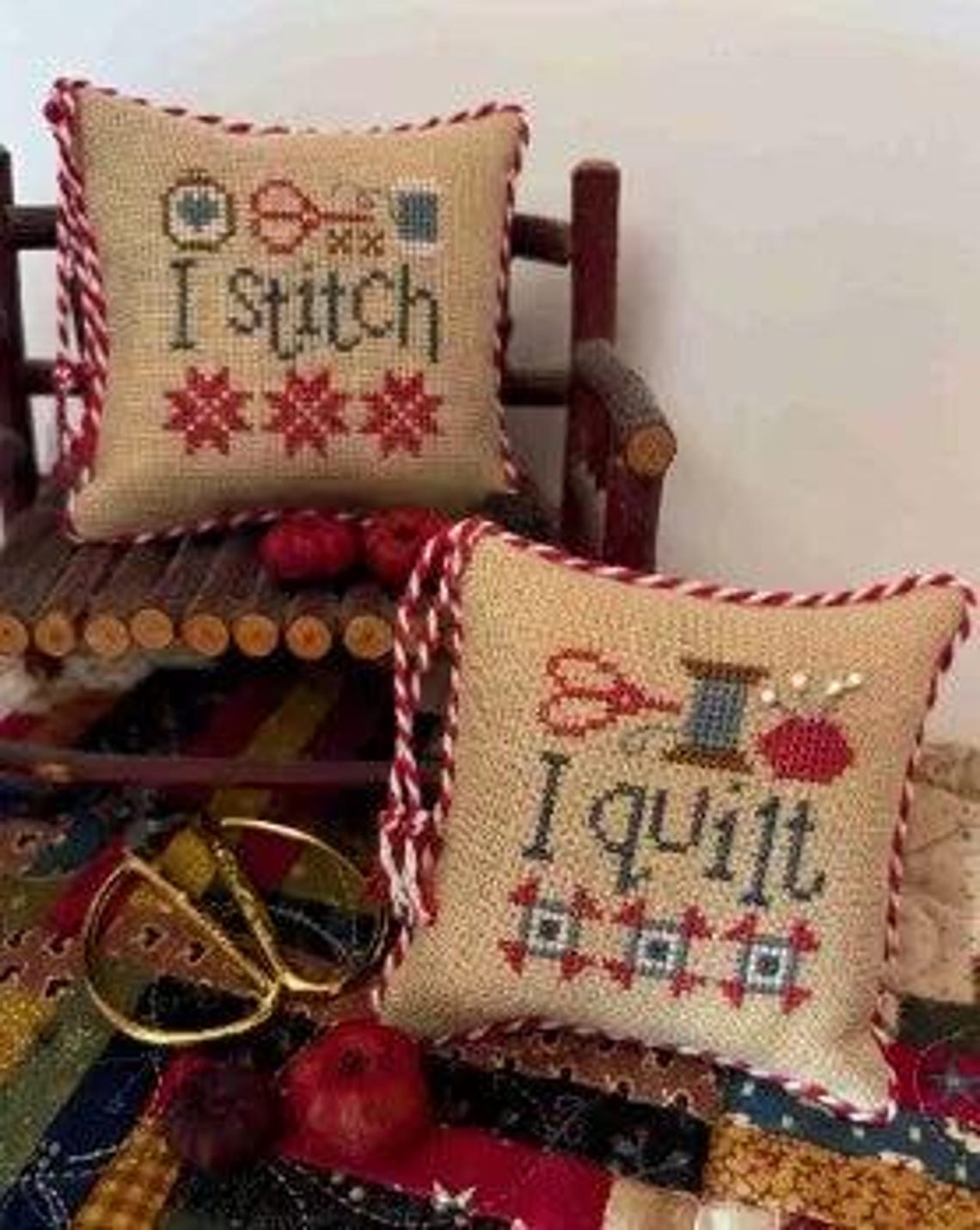 I Stitch - I Quilt - Darlene D'eon Designs - Etsy