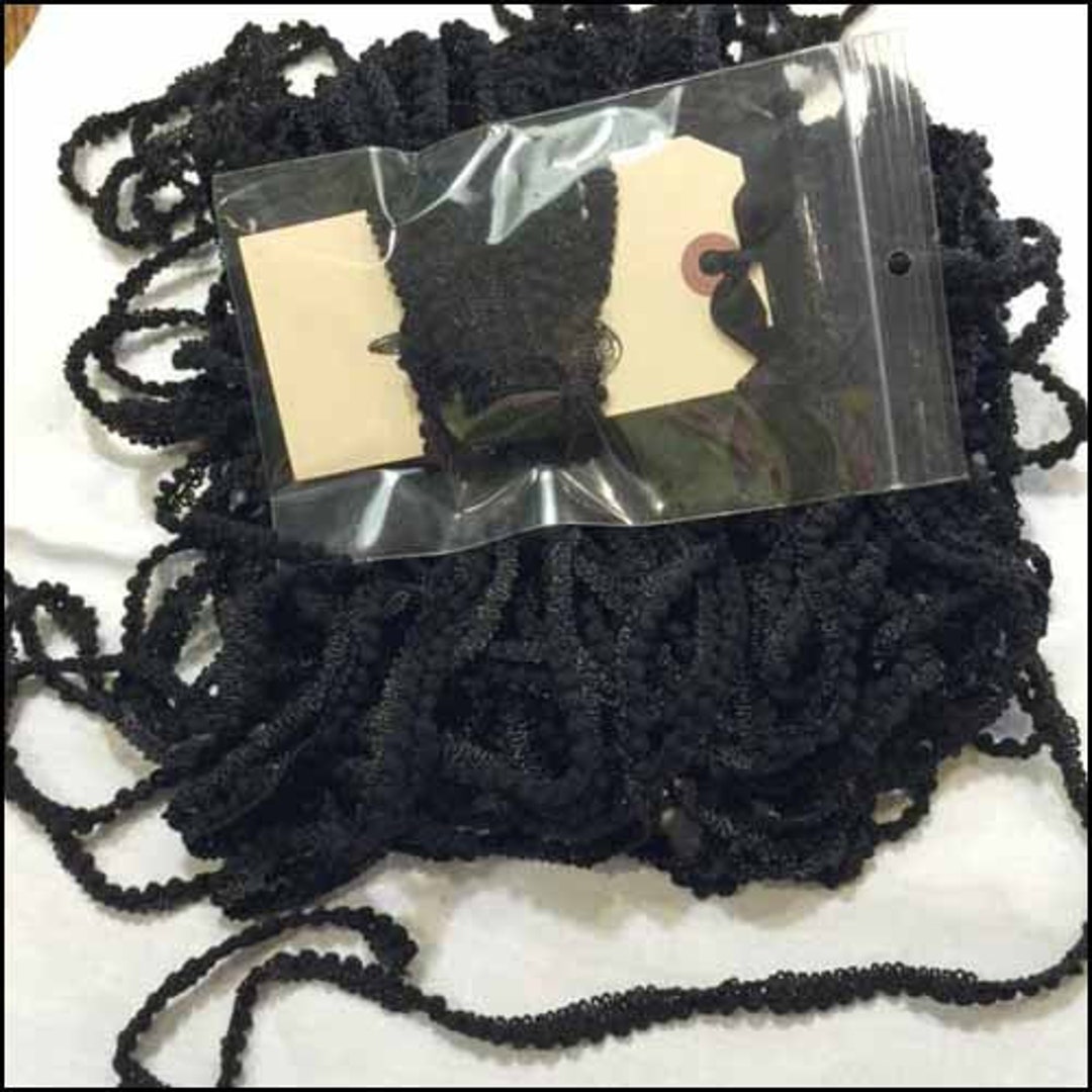 Mini Pom Poms Trim by Lady Dot Creates - Licorice - Etsy