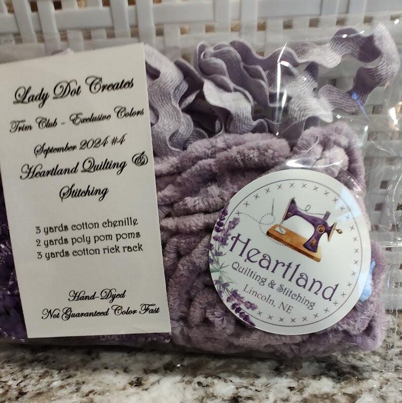 Lady Dot Trim - Colors Exclusive to Heartland Quilting & Stitching - Etsy