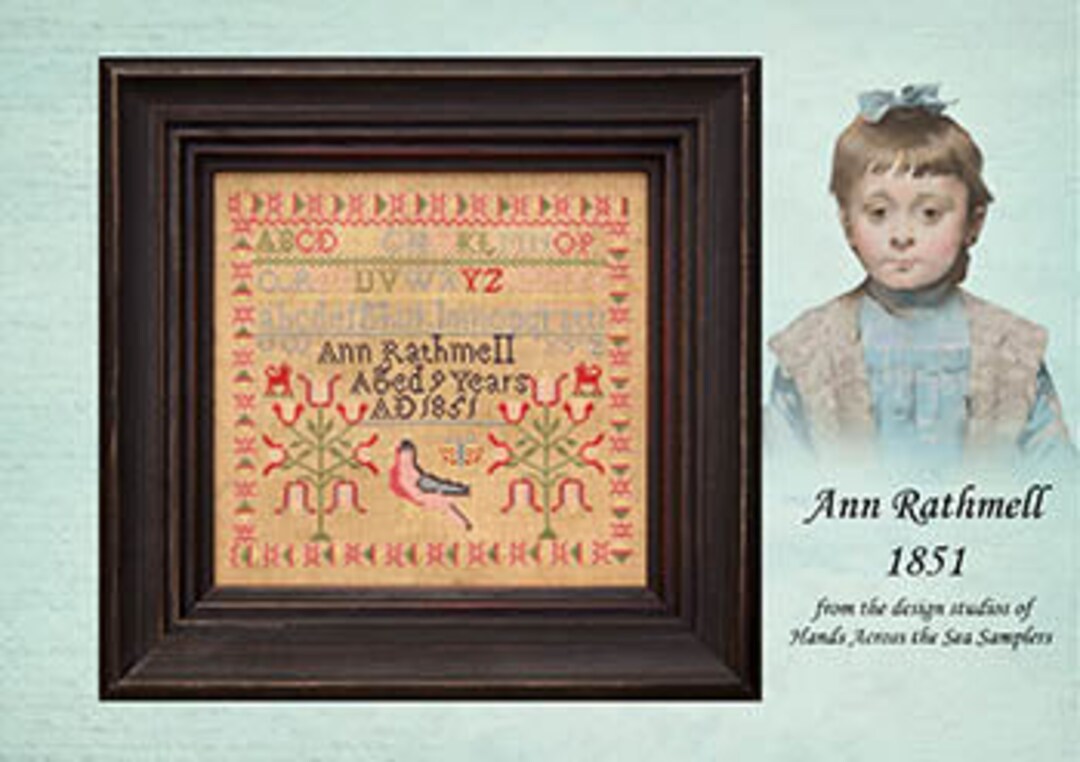 Ann Rathmell 1851 - Hands Across the Sea Samplers - Etsy