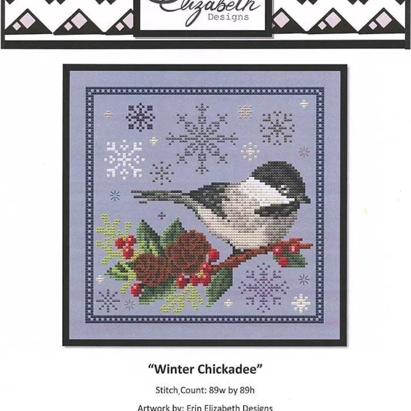 Chickadee Cross Stitch Pattern - Etsy