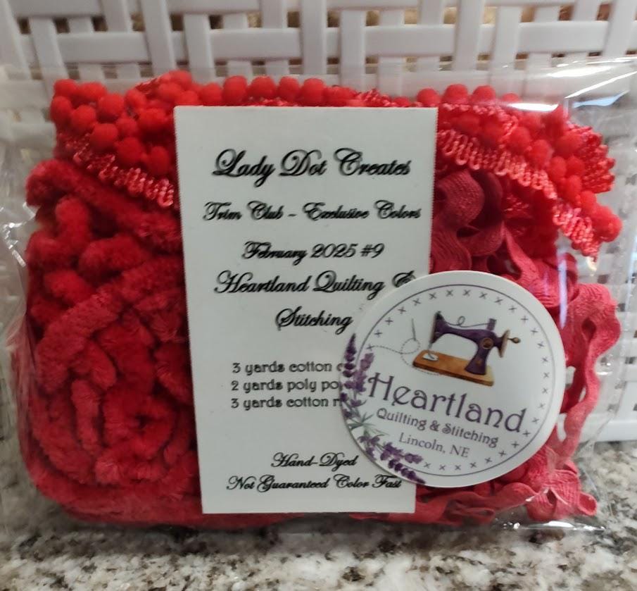 Lady Dot Trim - Colors Exclusive to Heartland Quilting & Stitching - Etsy