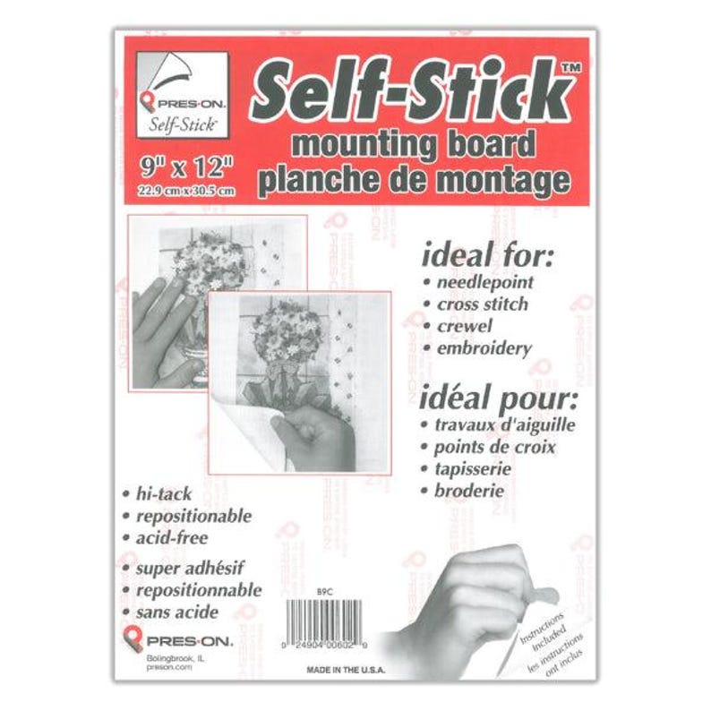 Pres-on® Self-stick™ Adhesive Backed Mounting Board - Etsy