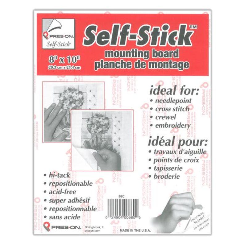 Pres-on® Self-stick™ Adhesive Backed Mounting Board - Etsy