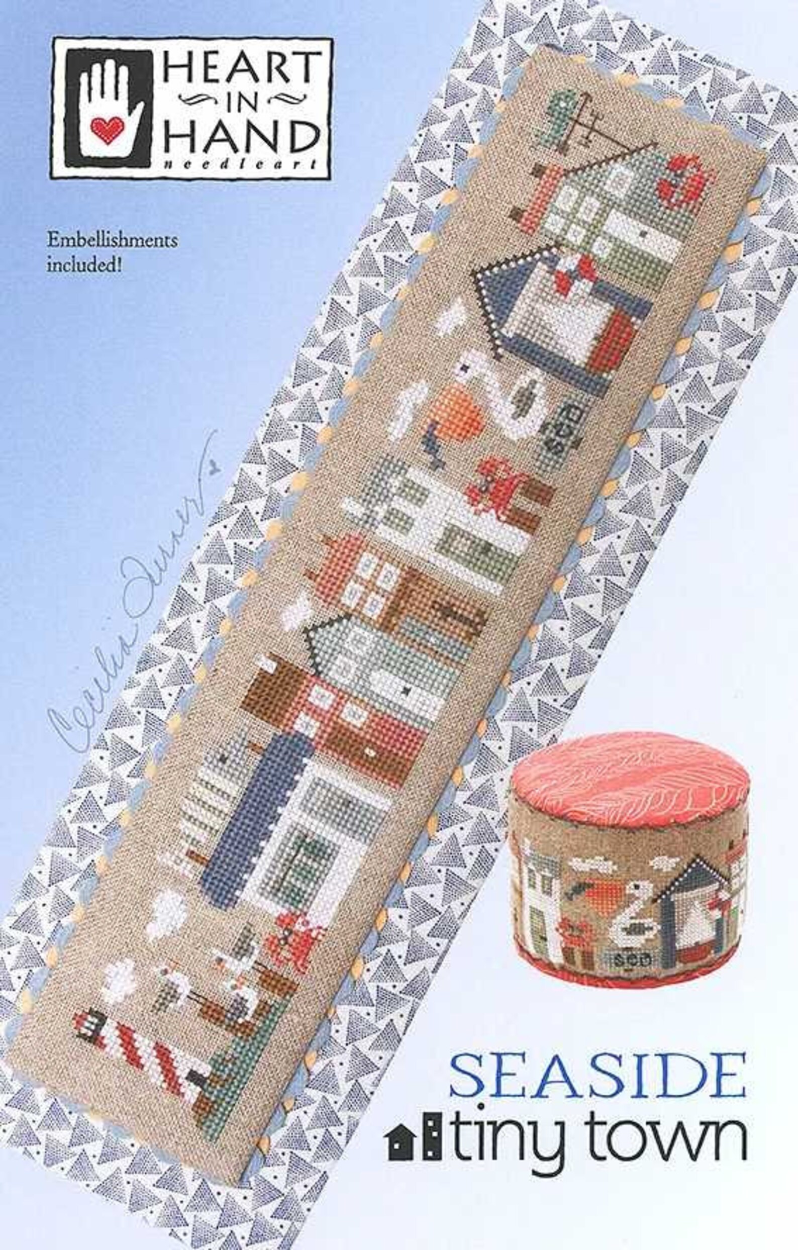 Seaside Tiny Town Heart in Hand - Etsy