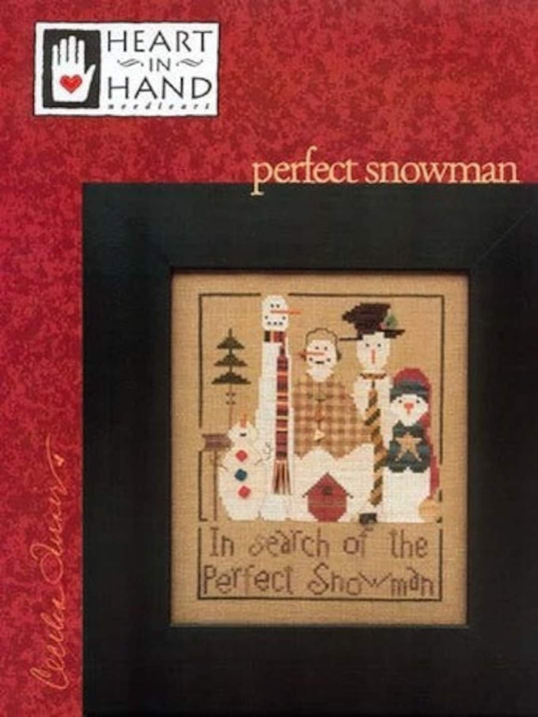 Perfect Snowman Heart in Hand - Etsy