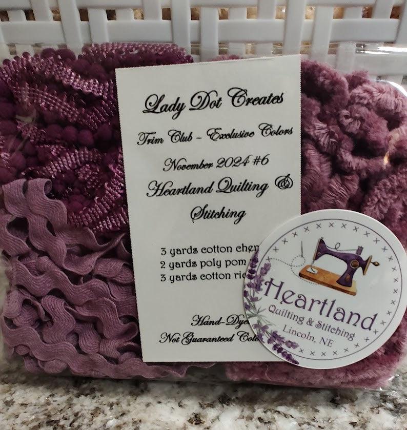 Lady Dot Trim - Colors Exclusive to Heartland Quilting & Stitching - Etsy