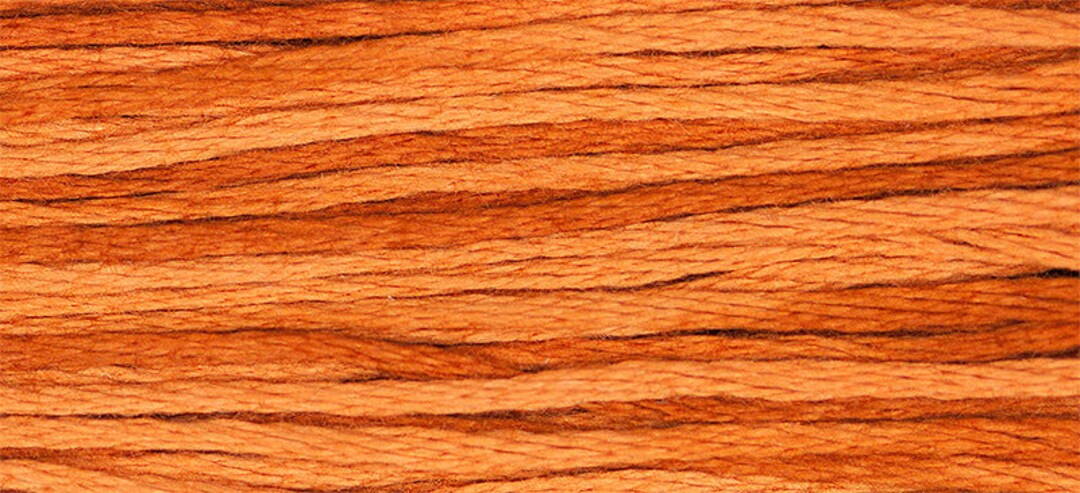 Sweet Potato #2238 by Weeks Dye Works- 5 Yds Hand-dyed, 6 Strand 100% ...