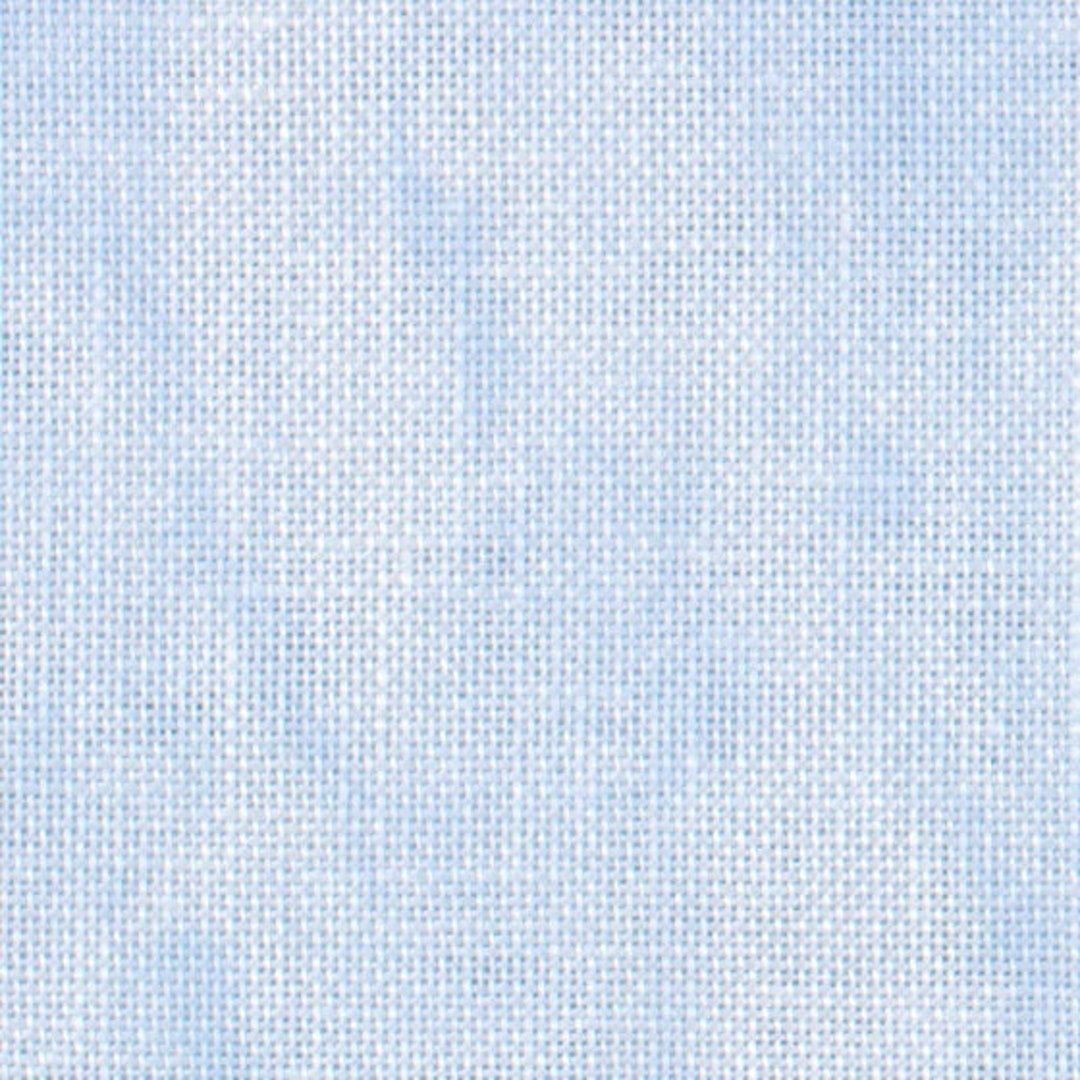 32 Count Vintage Blue Whisper Linen – Zweigart Cross Stitch Fabric ...