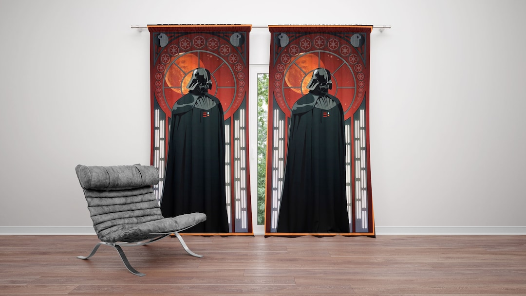 Legendary Movie Star Wars Curtain for Home Theater Movie Room, Gift for Star Wars Fan, Home ...