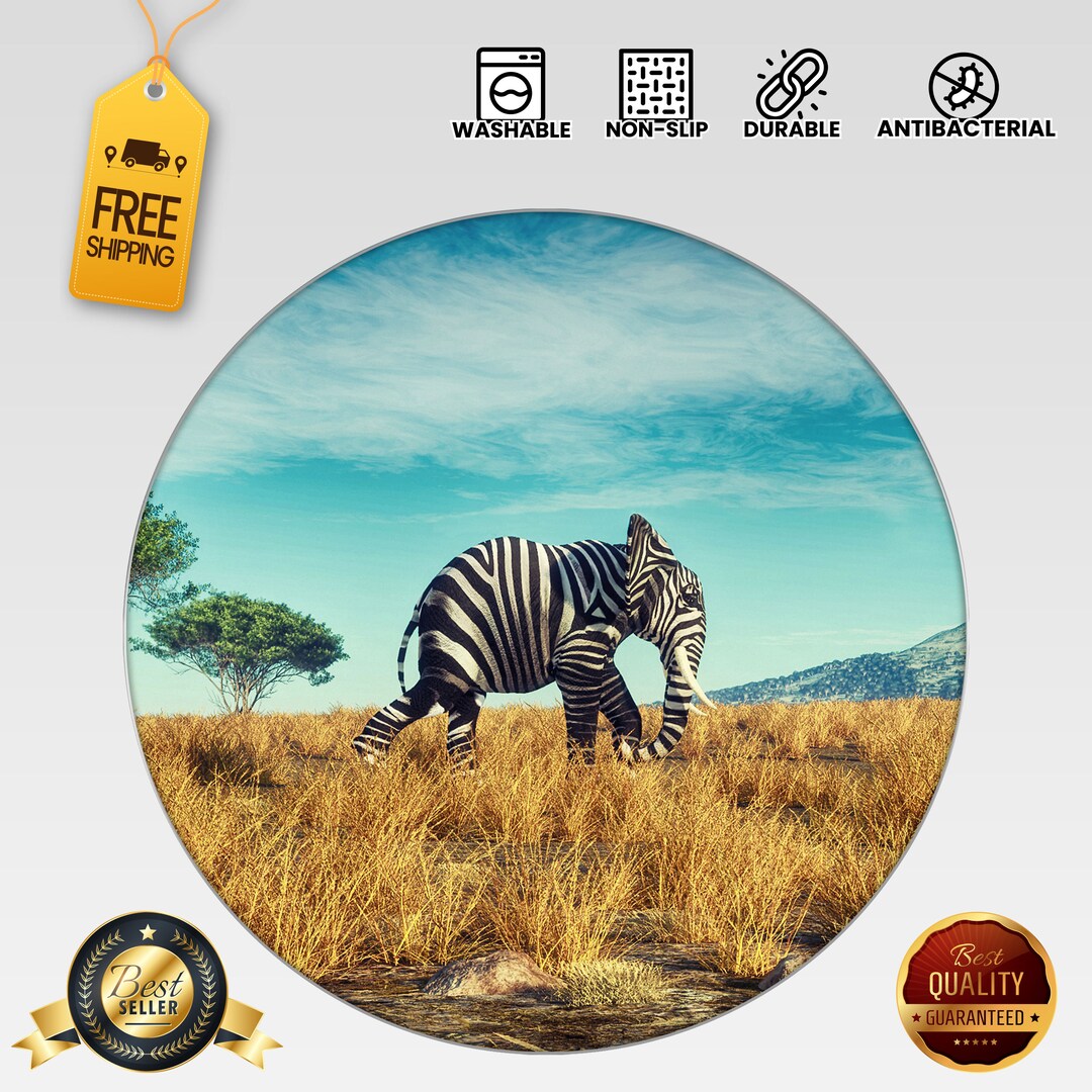 Africa and Animals Rug, Safari Animals, Gifts for Kids, Rug for Kids ...