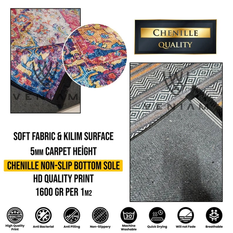 Compass Rose Rug, Round Compass Carpet, Real Looking Non-slip Compass ...