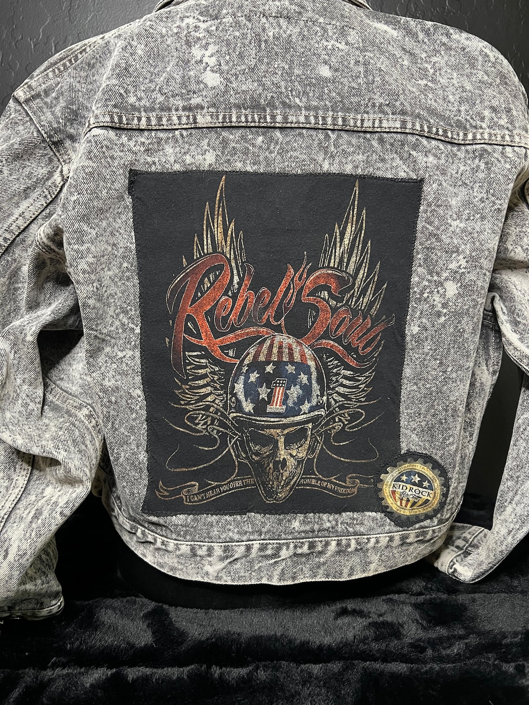 Kid Rock Jean Jacket Med - Etsy