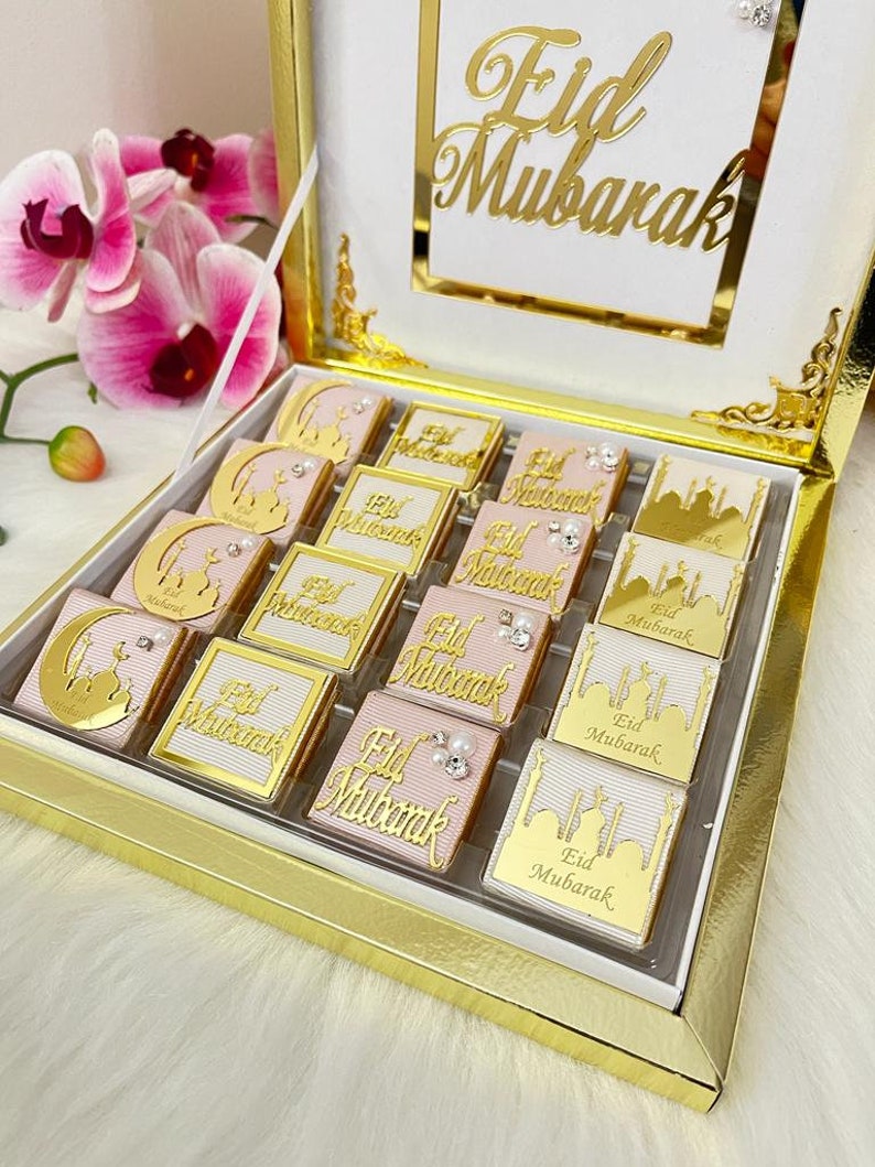 Eid Mubarak Ramadan Blessed Chocolate Box Eid Mubarak Gift - Etsy