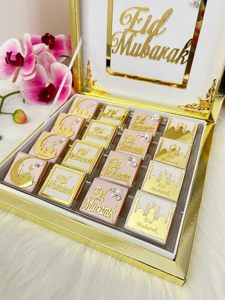 Eid Mubarak, Ramadan Blessed Chocolate Box, Eid Mubarak Gift Chocolate ...