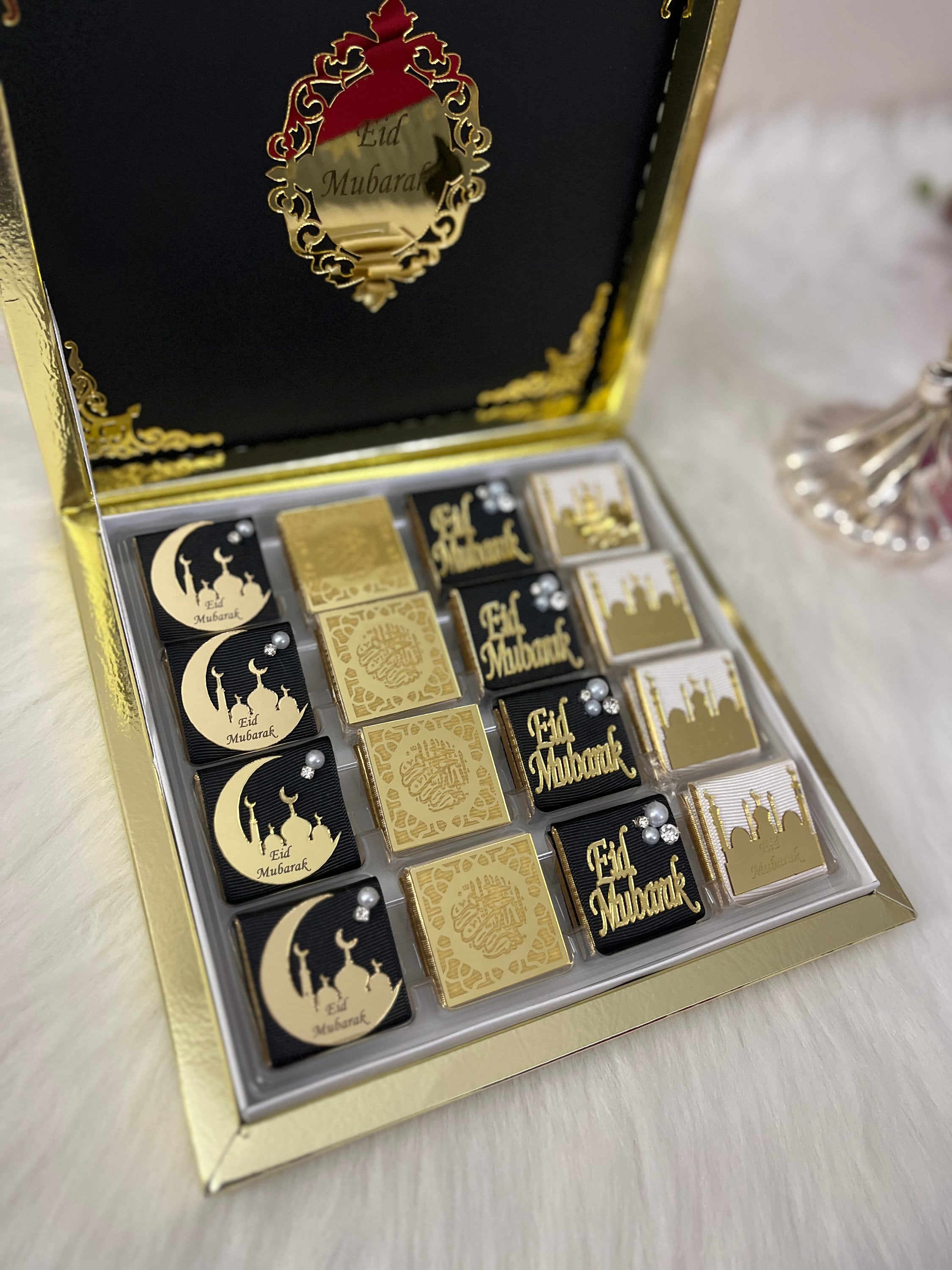 Eid Mubarak, Ramadan Blessed Chocolate Box, Eid Mubarak Gift Chocolate ...