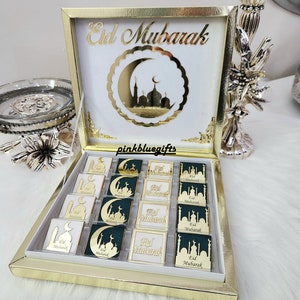 Eid Mubarak, Ramadan Blessed Chocolate Box, Eid Mubarak Gift Chocolate ...