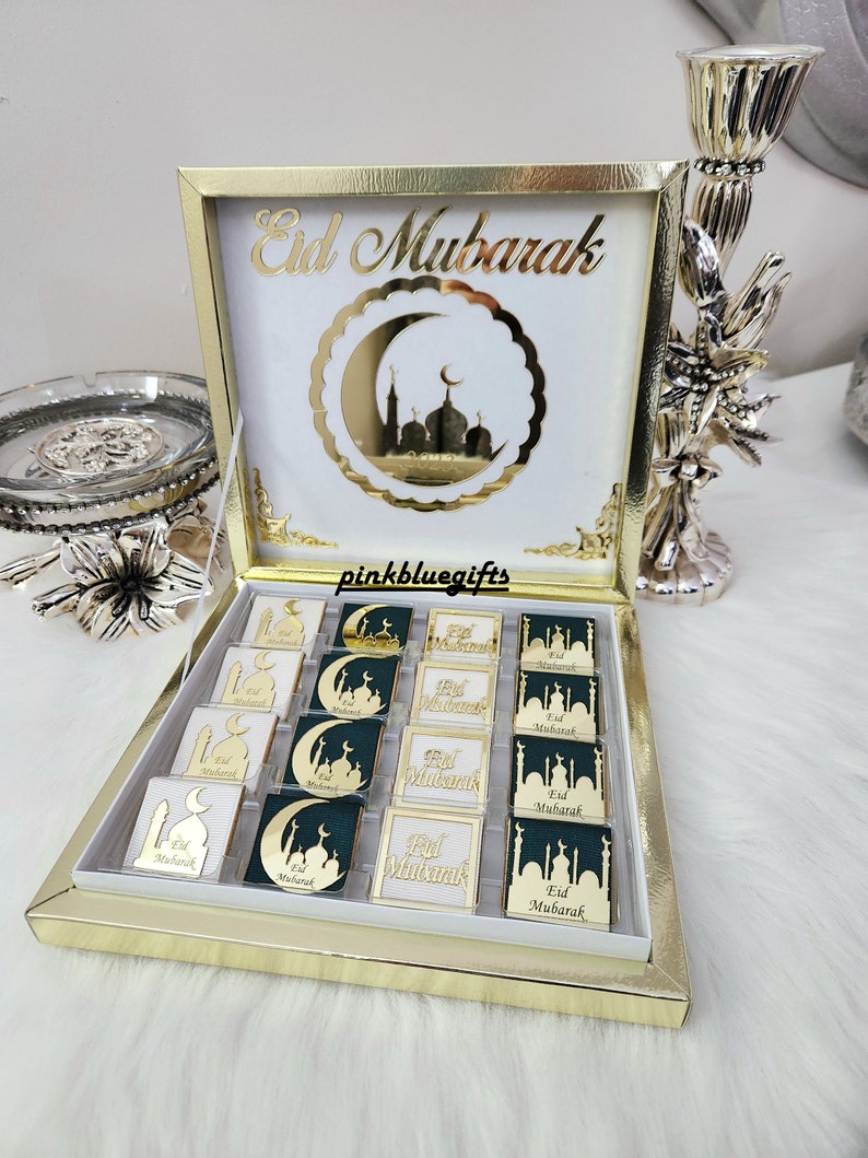 Personalized Eid Chocolate Gift Box: Ramadan Sweets & Halal Treats - Etsy