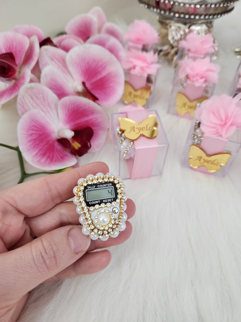 Personalized Finger Counter: Islamic Wedding Favor, Eid Ramadan Gift - Etsy