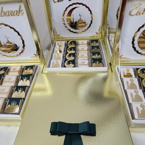 Eid Mubarak, Ramadan Blessed Chocolate Box, Eid Mubarak Gift Chocolate ...