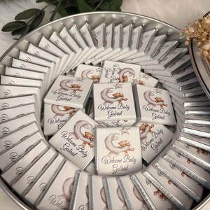 Custom Baby Chocolates, Baby Party Chocolates, Baby Boy Chocolates ...