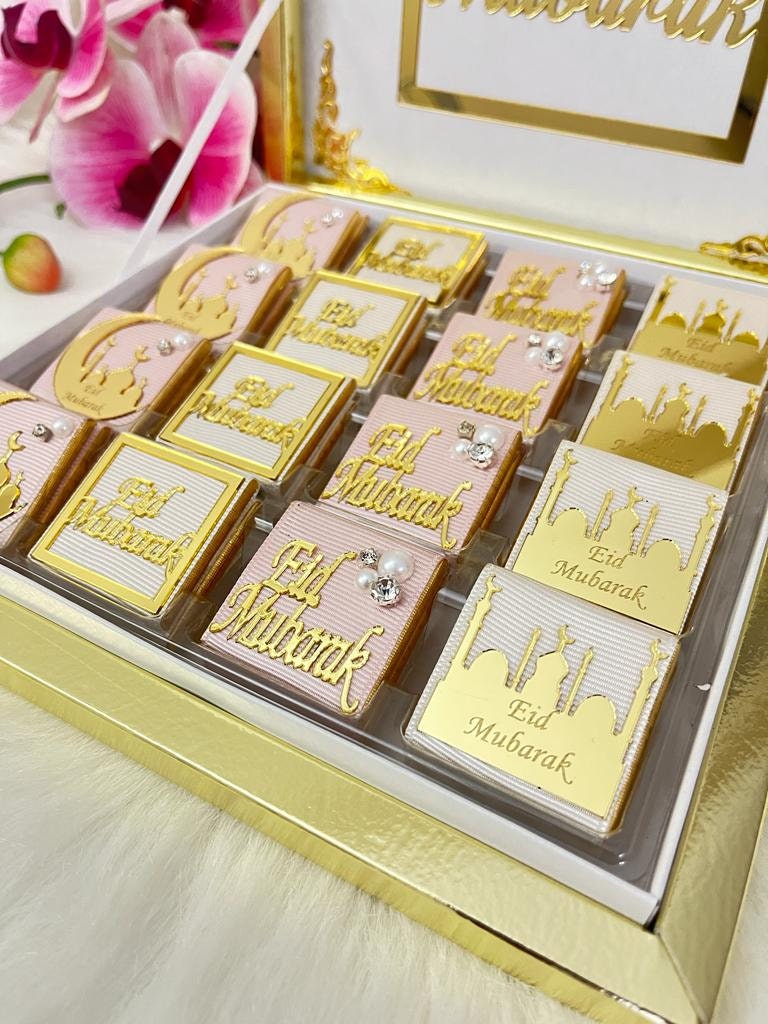 Eid Mubarak, Ramadan Blessed Chocolate Box, Eid Mubarak Gift Chocolate ...