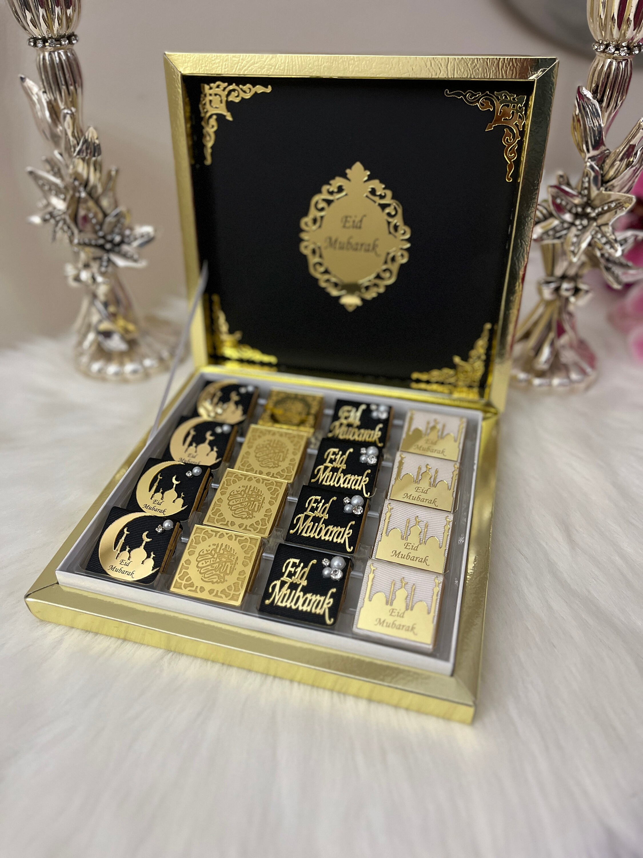 Eid Mubarak, Ramadan Blessed Chocolate Box, Eid Mubarak Gift Chocolate ...