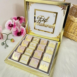 Eid Mubarak, Ramadan Blessed Chocolate Box, Eid Mubarak Gift Chocolate ...