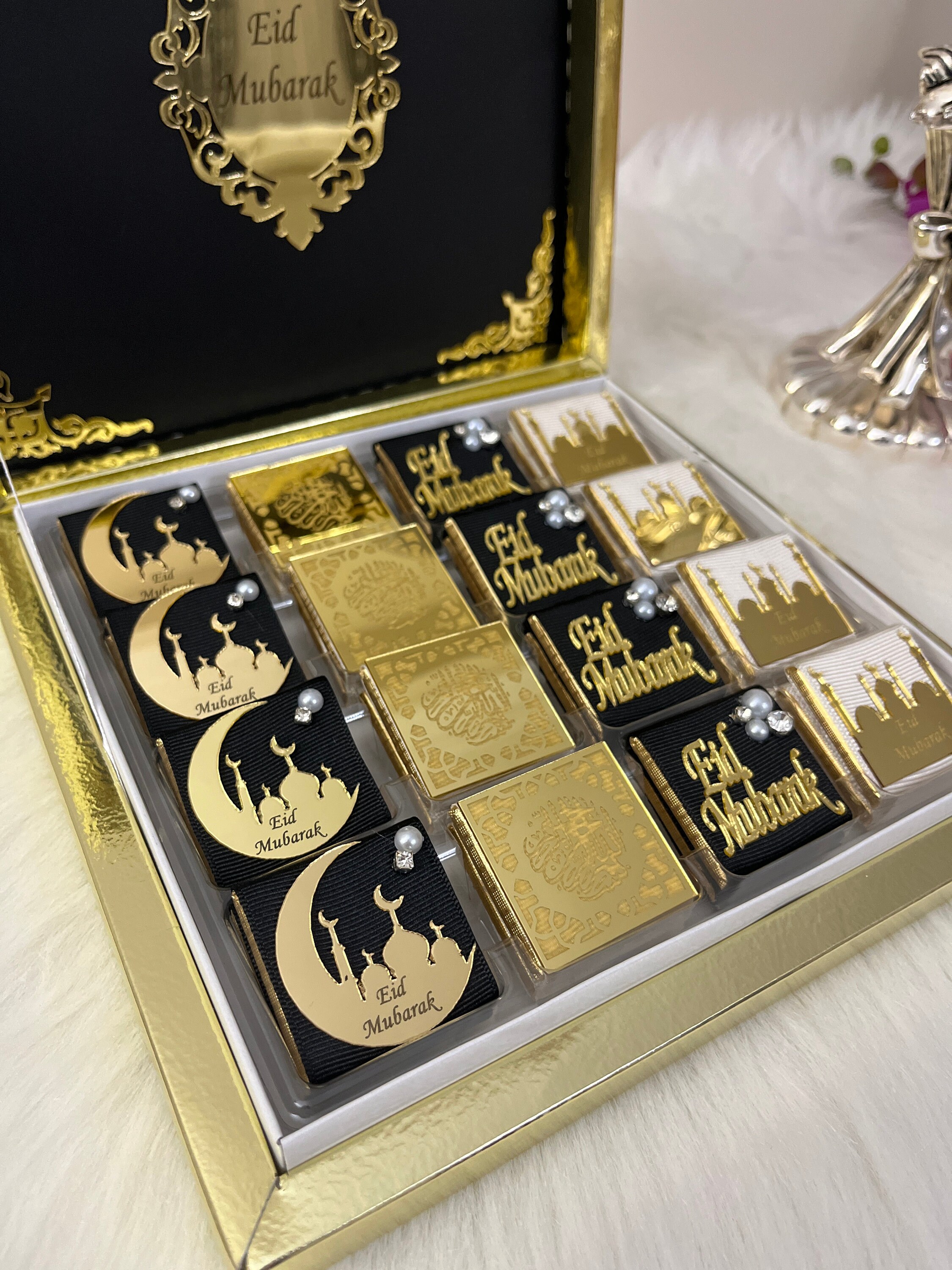 Eid Mubarak, Ramadan Blessed Chocolate Box, Eid Mubarak Gift Chocolate ...