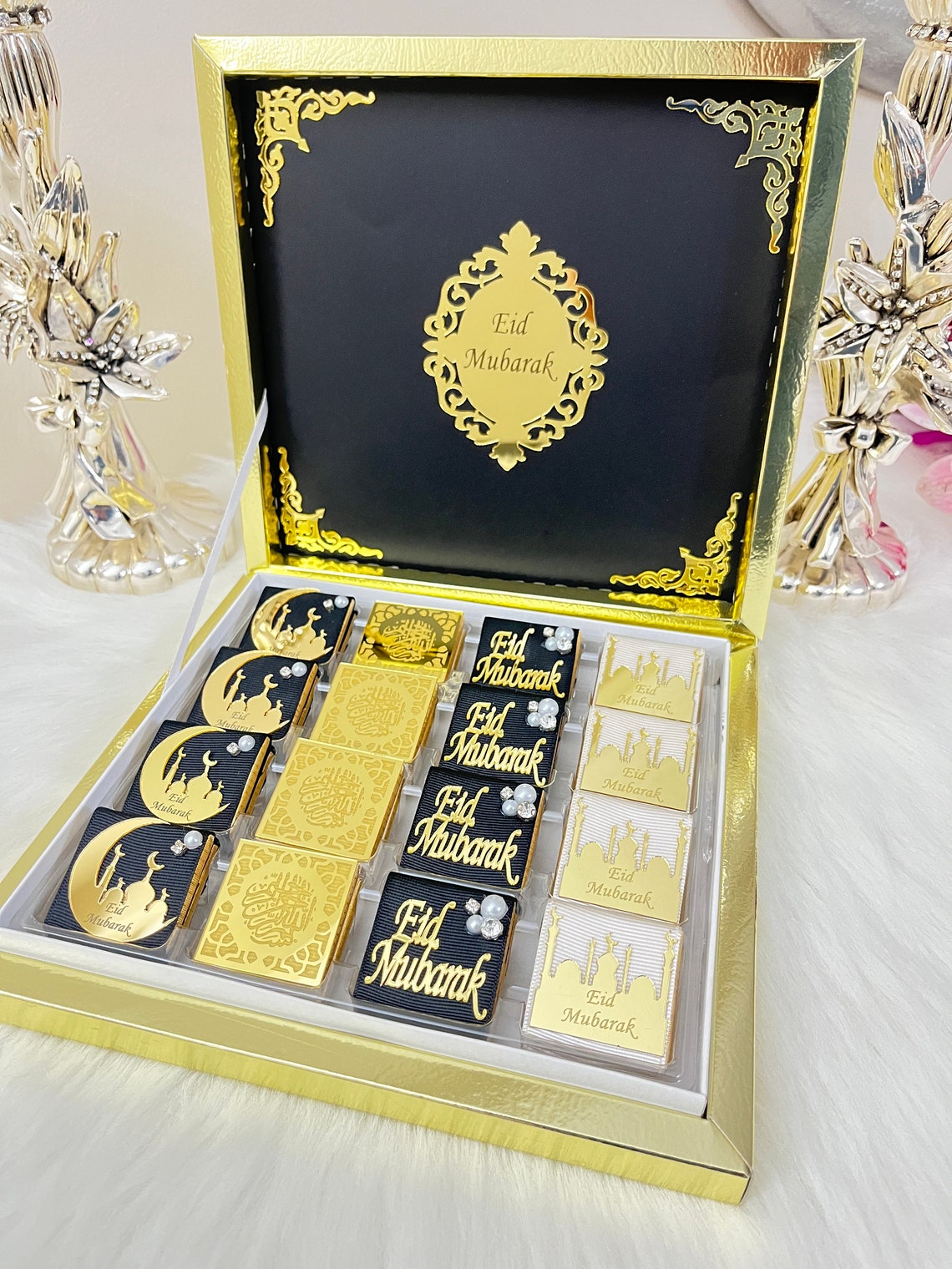 Eid Mubarak, Ramadan Blessed Chocolate Box, Eid Mubarak Gift Chocolate ...