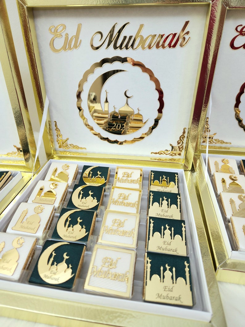 Luxury Ramadan Chocolate Gift Box Personalized Eid Sweets & Halal ...
