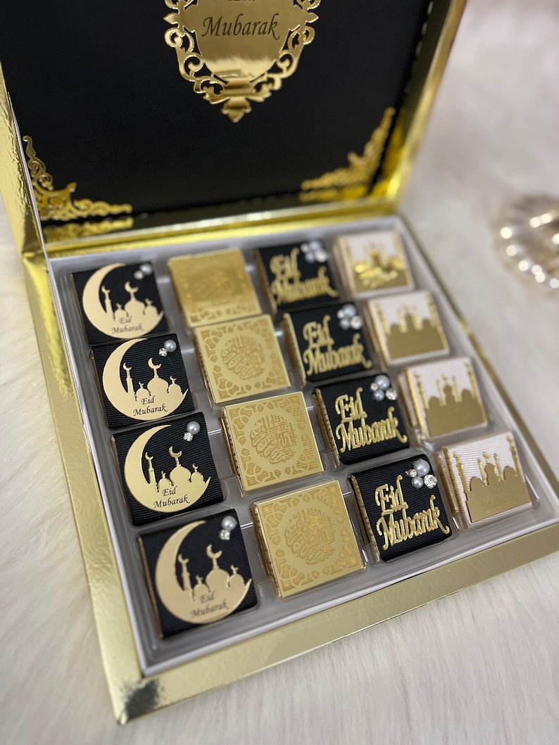 Eid Mubarak, Ramadan Blessed Chocolate Box, Eid Mubarak Gift Chocolate ...