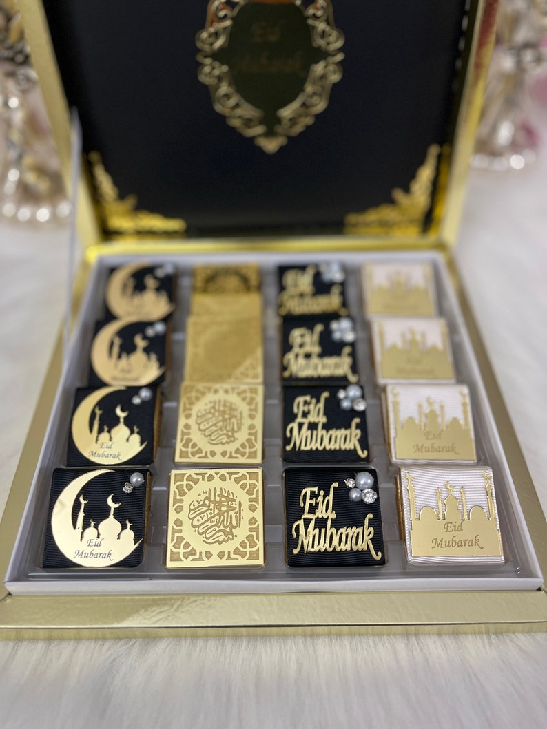 Eid Mubarak, Ramadan Blessed Chocolate Box, Eid Mubarak Gift Chocolate ...