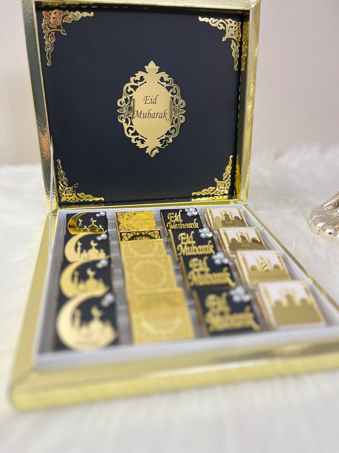 Eid Mubarak, Ramadan Blessed Chocolate Box, Eid Mubarak Gift Chocolate ...