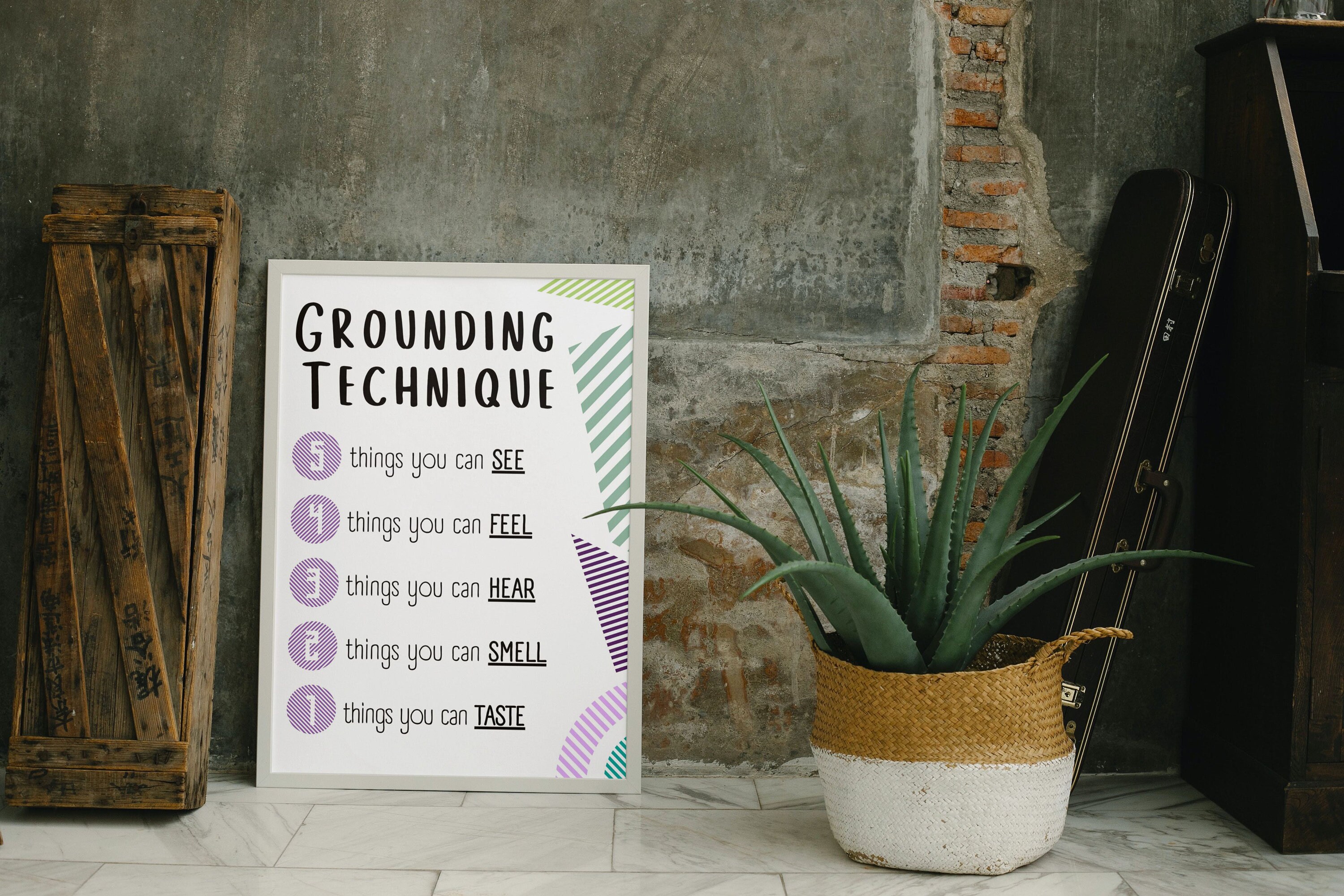 Printable Mental Health School Counseling Wall Print Set of - Etsy