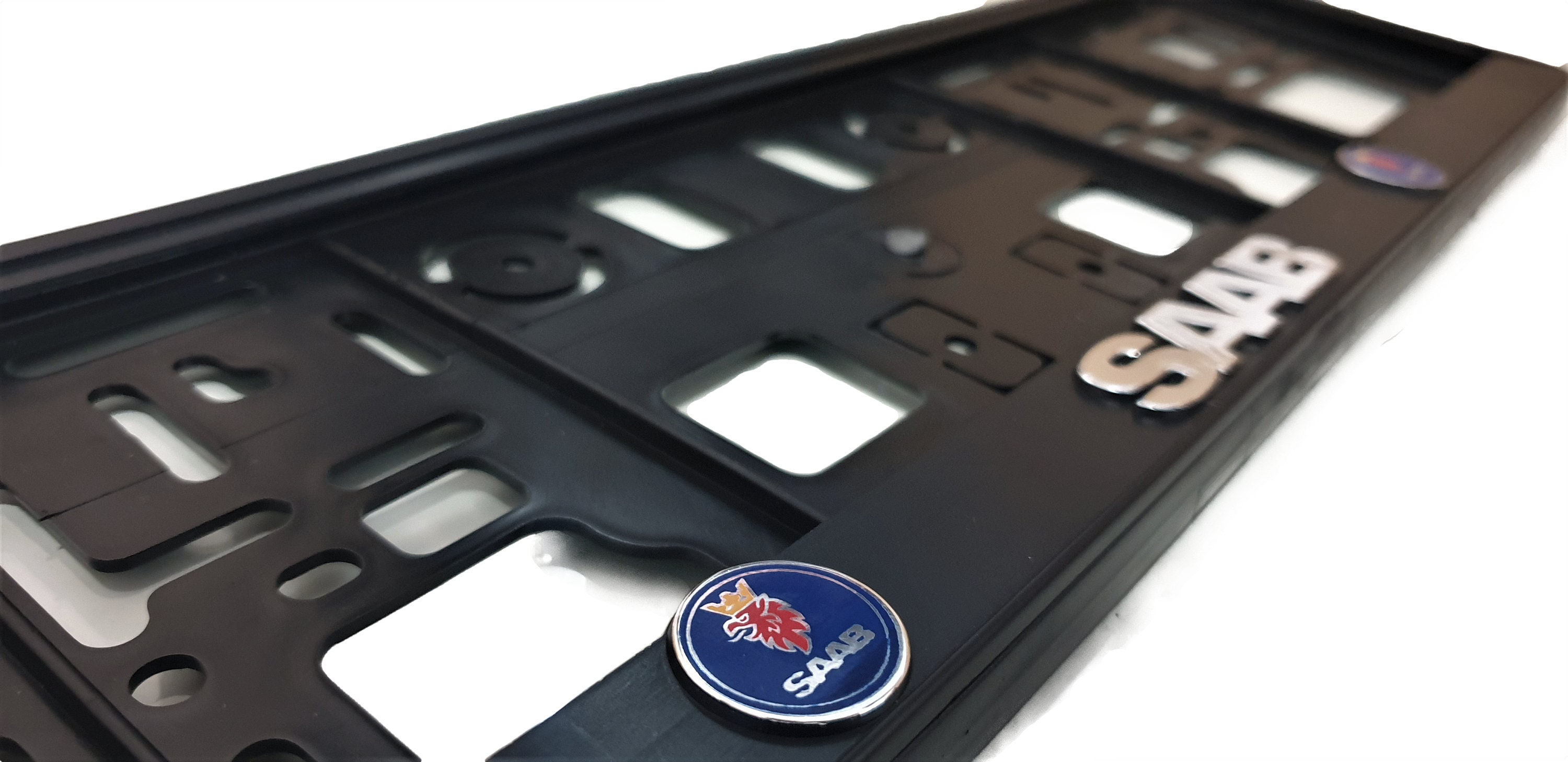 2x License Number Plate Holders, Frames, Surrounds for SAAB Cars - Etsy