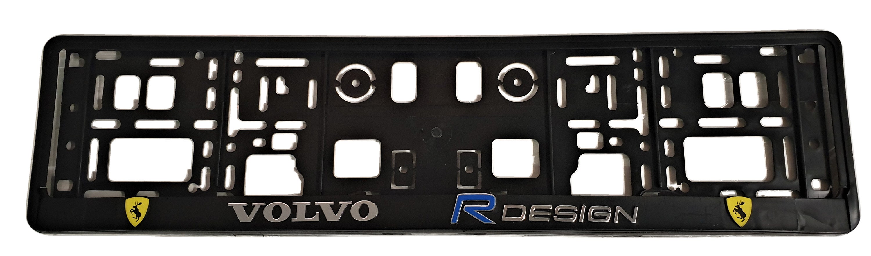 2x License Number Plate Holders, Surrounds, Frames, for Volvo R Design ...