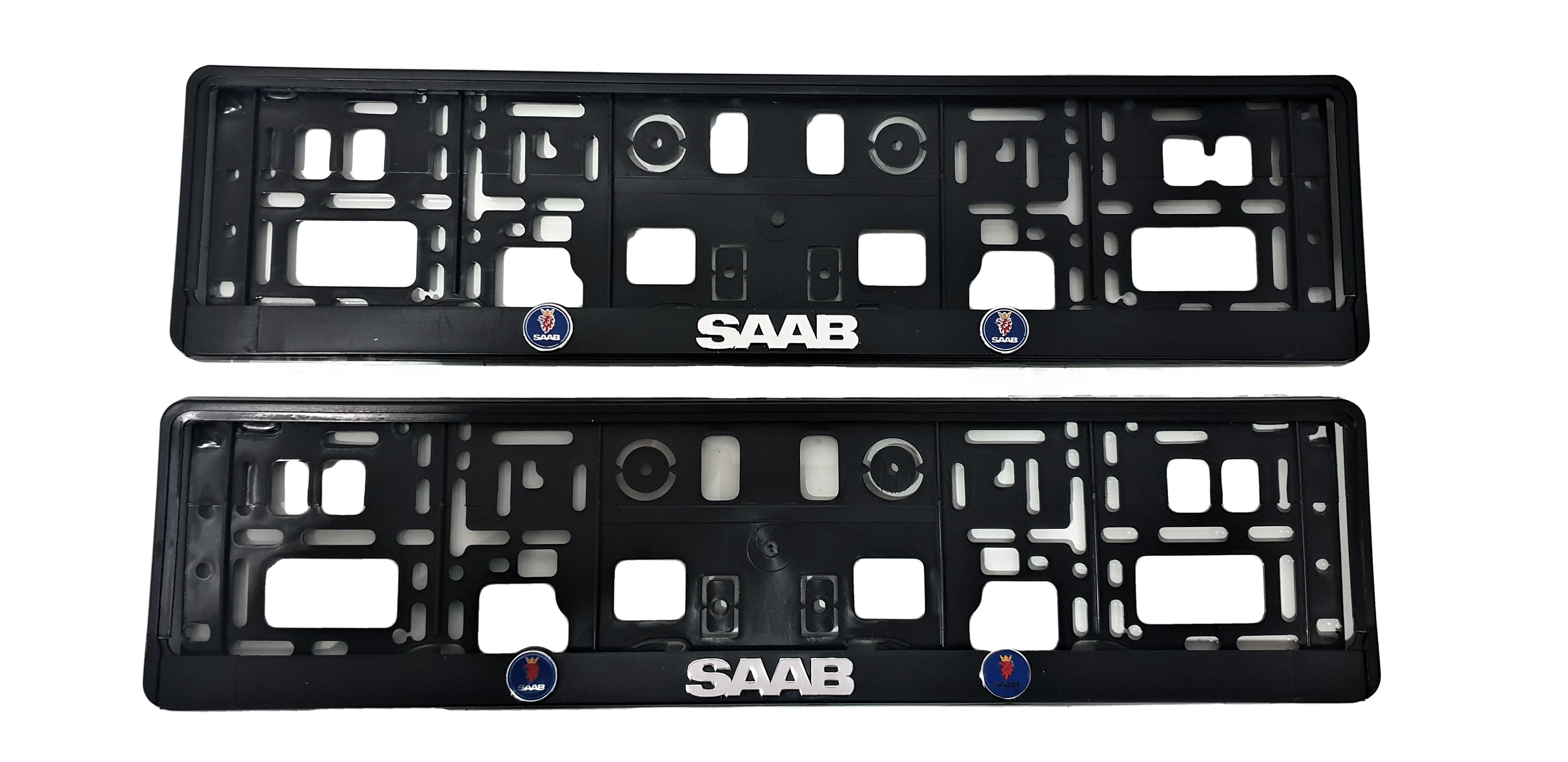 2x License Number Plate Holders, Frames, Surrounds for SAAB Cars - Etsy