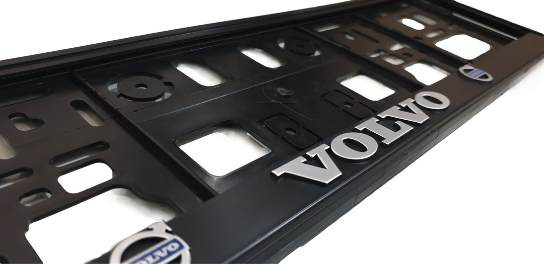 2x License Number Plate Holders, Surrounds, Frames, for Volvo Cars - Etsy