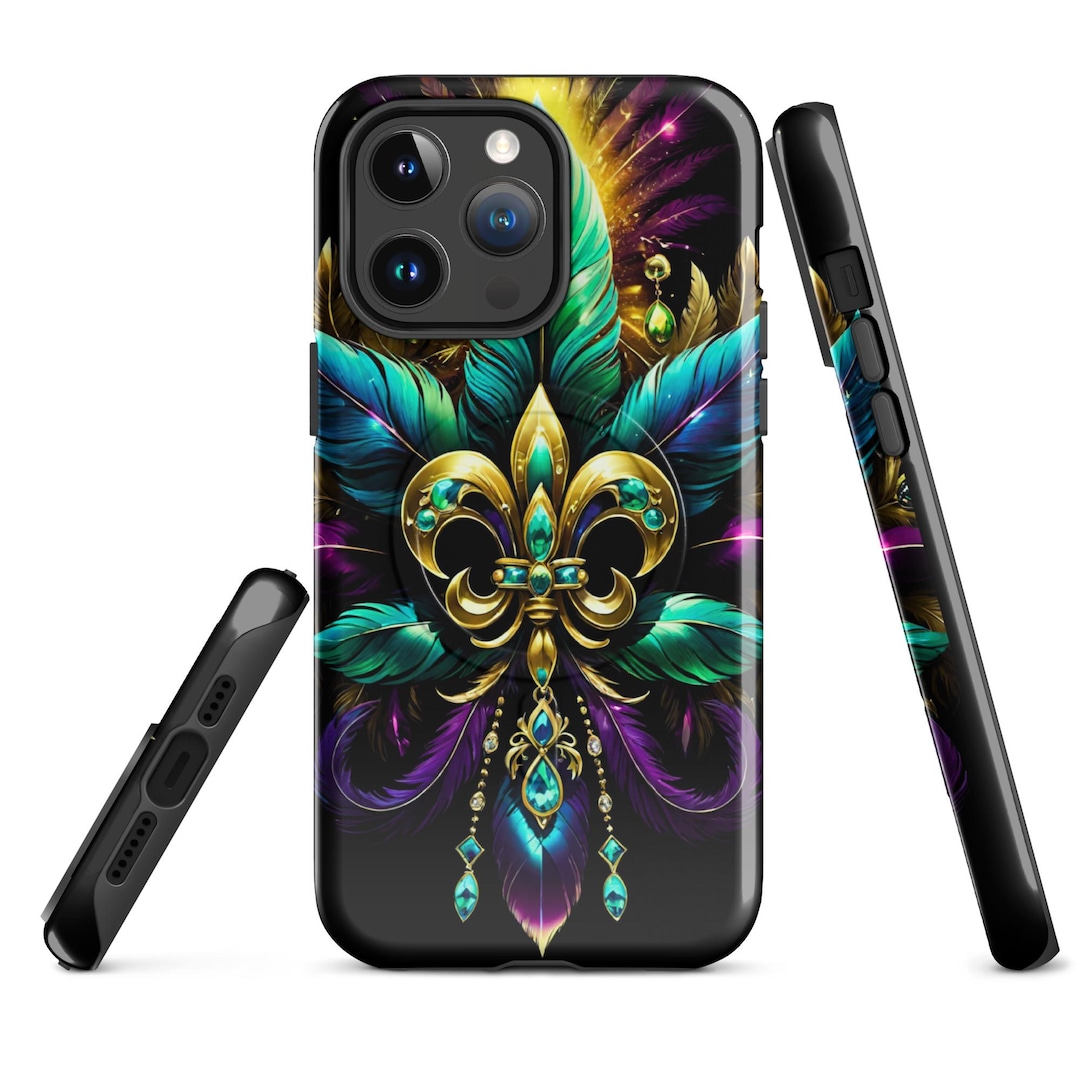 Magsafe® Tough Case for Iphone®, Mardi Gras Cell Phone Case, Mardi Gras ...