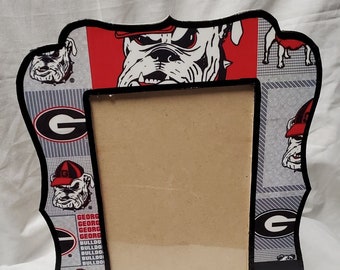 Georgia Bulldog Picture Frame - Etsy