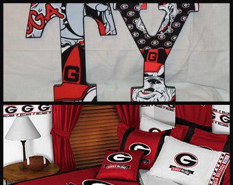 Uga Wooden Letters - Etsy