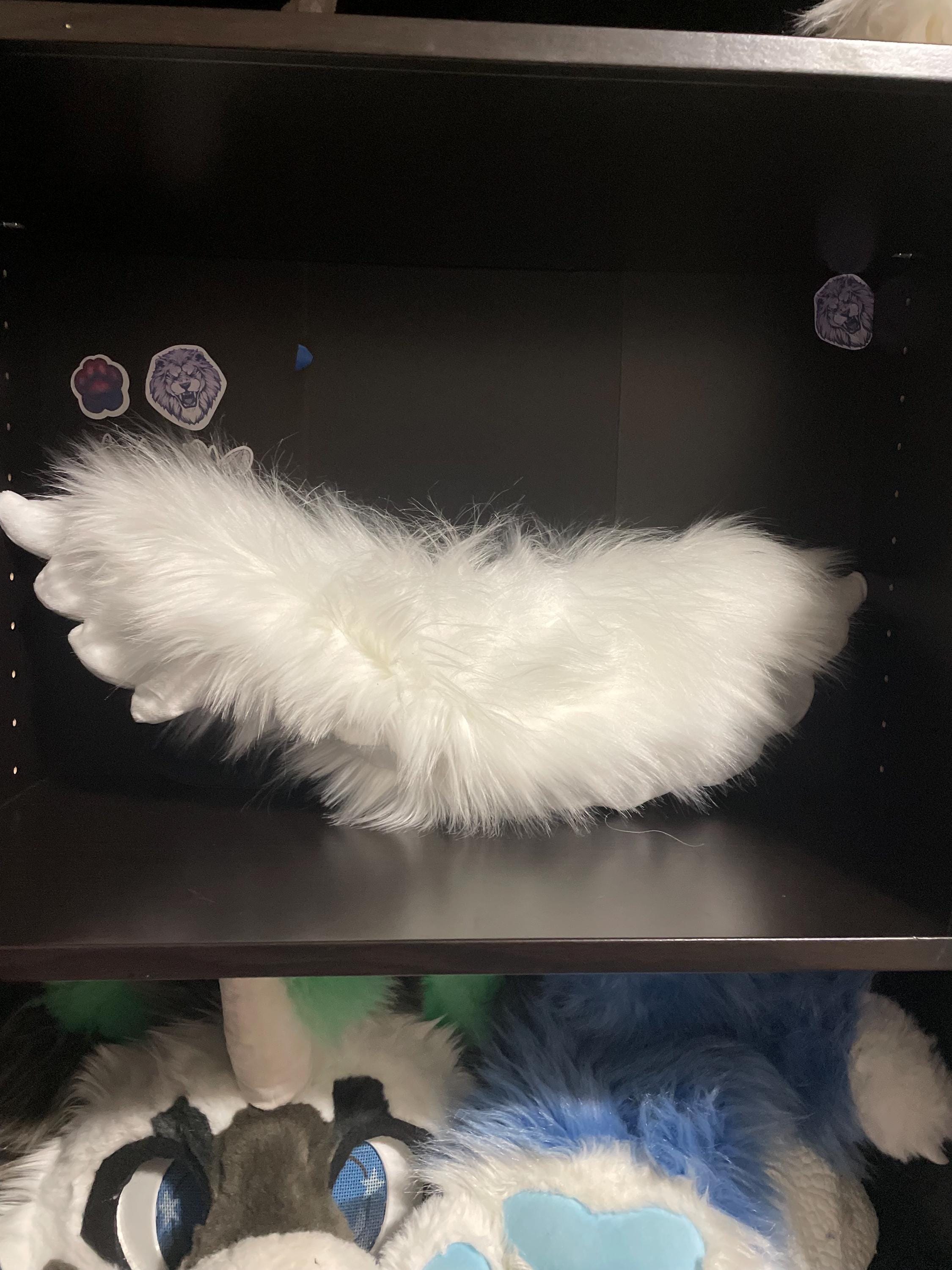 Mq All White Fursuit Wings MESSAGE BEFORE PURCHASE - Etsy