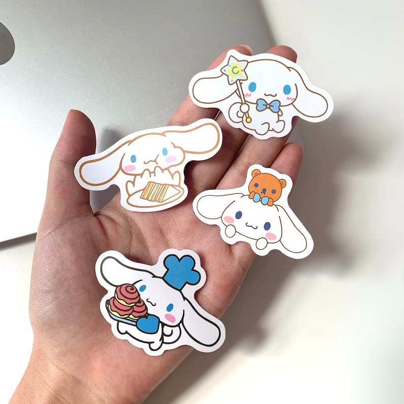 Kawaii Cinnamoroll Stickers Cartoon Vinyl Deco Stickers - Etsy