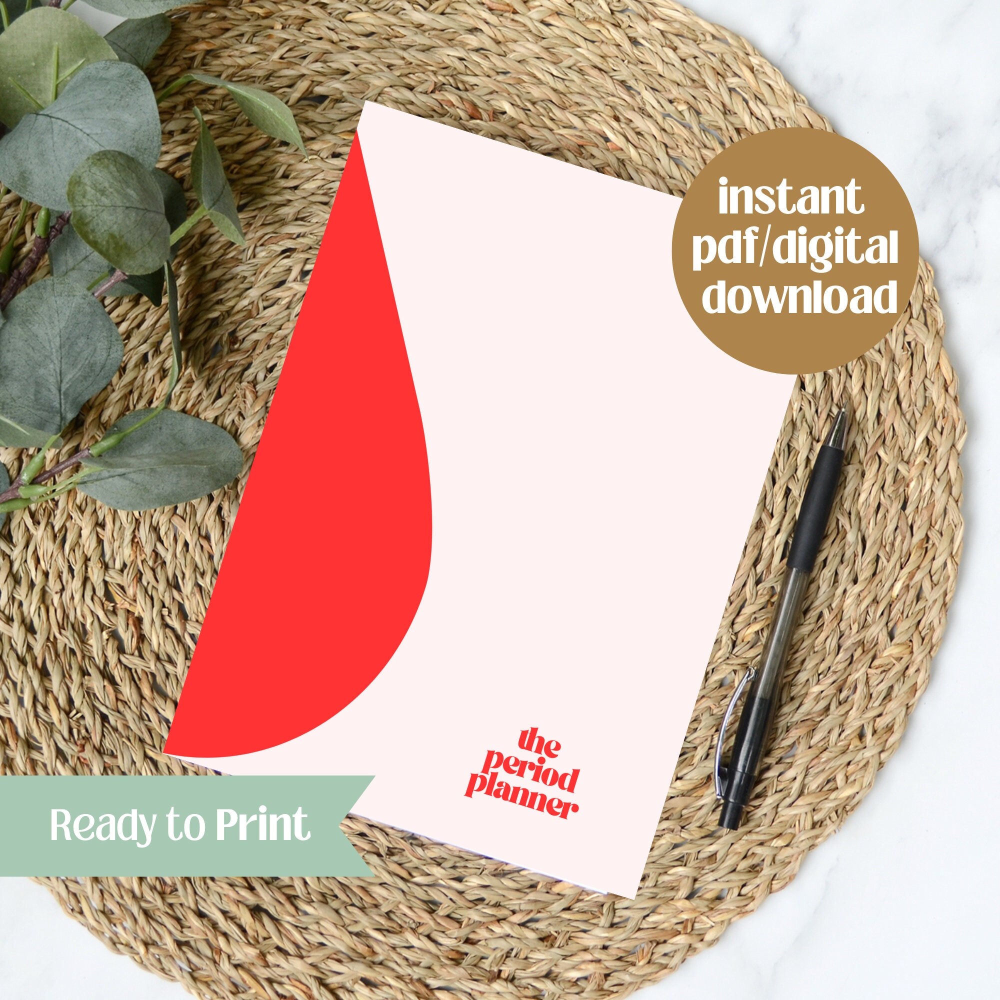 Period Journal, Menstrual Cycle Workbook, Monthly Cycle Diary ...