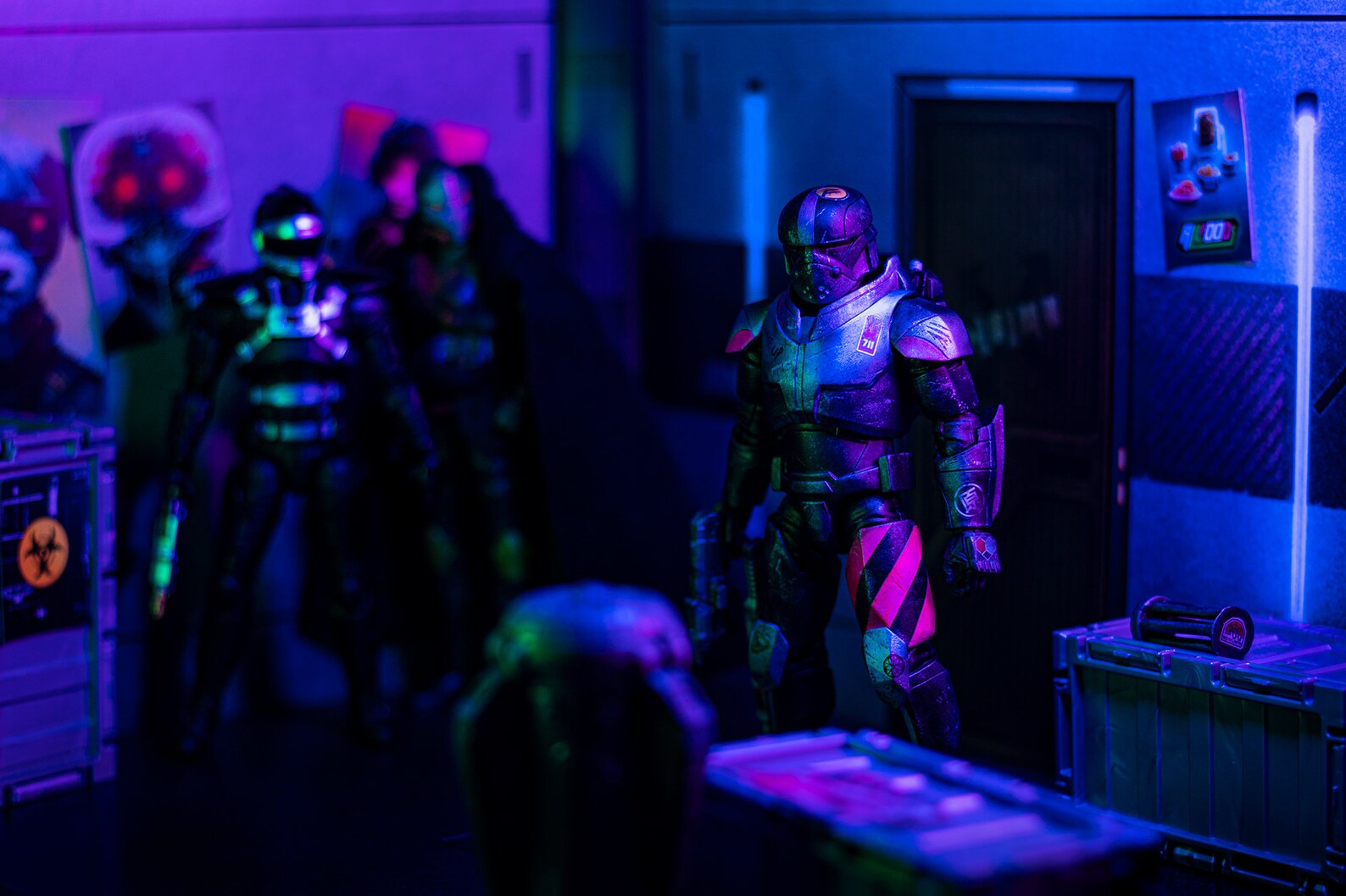 Cyberpunk Printable Modular Diorama for 1/12 6" Figures and Miniatures ...