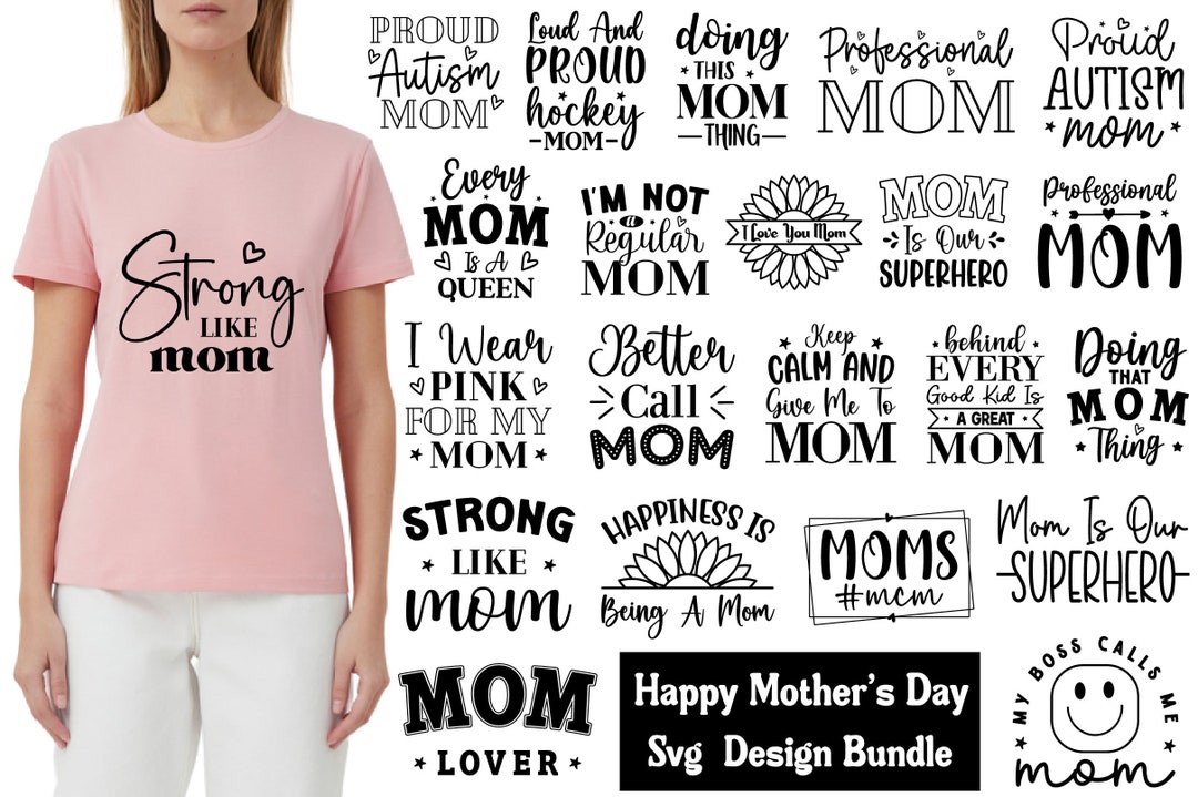 Mothers Day SVG Bundle, Mommy and Me Svg, Mom Life Svg, Mother's Day ...