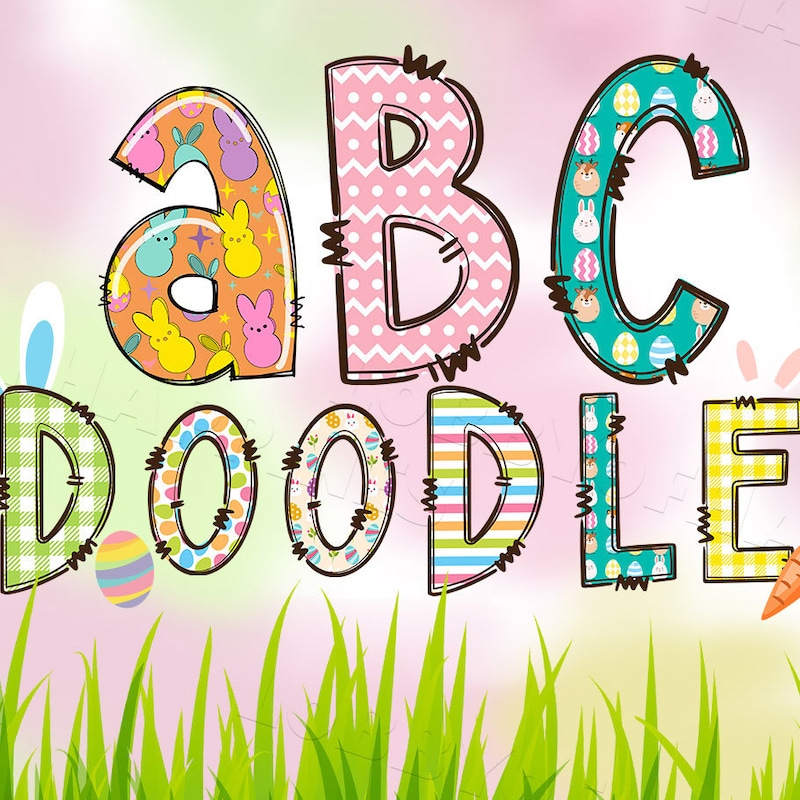 Doodle Alphabet - Etsy
